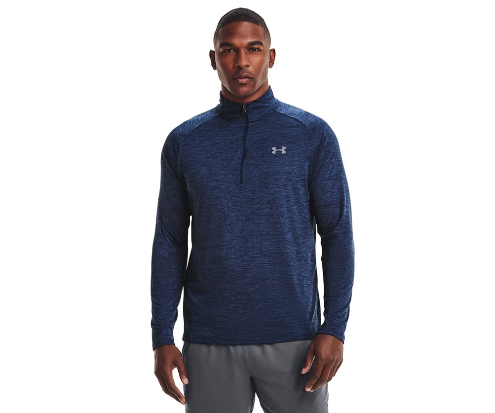 Under Armour Tech 1/2 Zip 2.0-NVY 1328495-409 | ZebraStore
